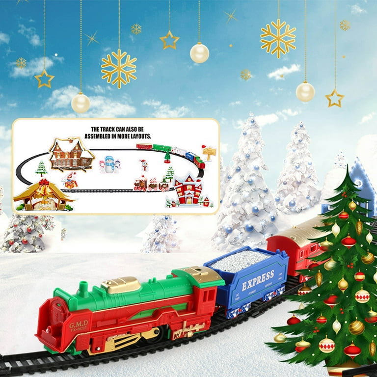 Electric Train Toy with Light and Sound - Trail Moving, Good Electric Train Toy with Light and Sound - Trail Moving, Good