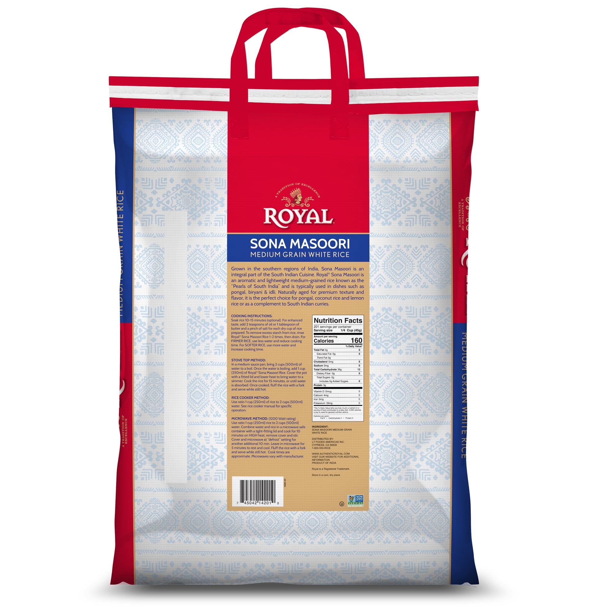Buy Royal Sona Masoori Rice-20 lb bag Online at Lowest Price in Ubuy ...