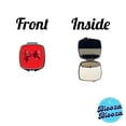 Bow Cheerleading Coquette Red Travel Makeup Handbag Purse Small Pocket ...
