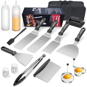 PitMaster King BBQ Grill & Clean 5pc Premium Tools Set with Spatula ...