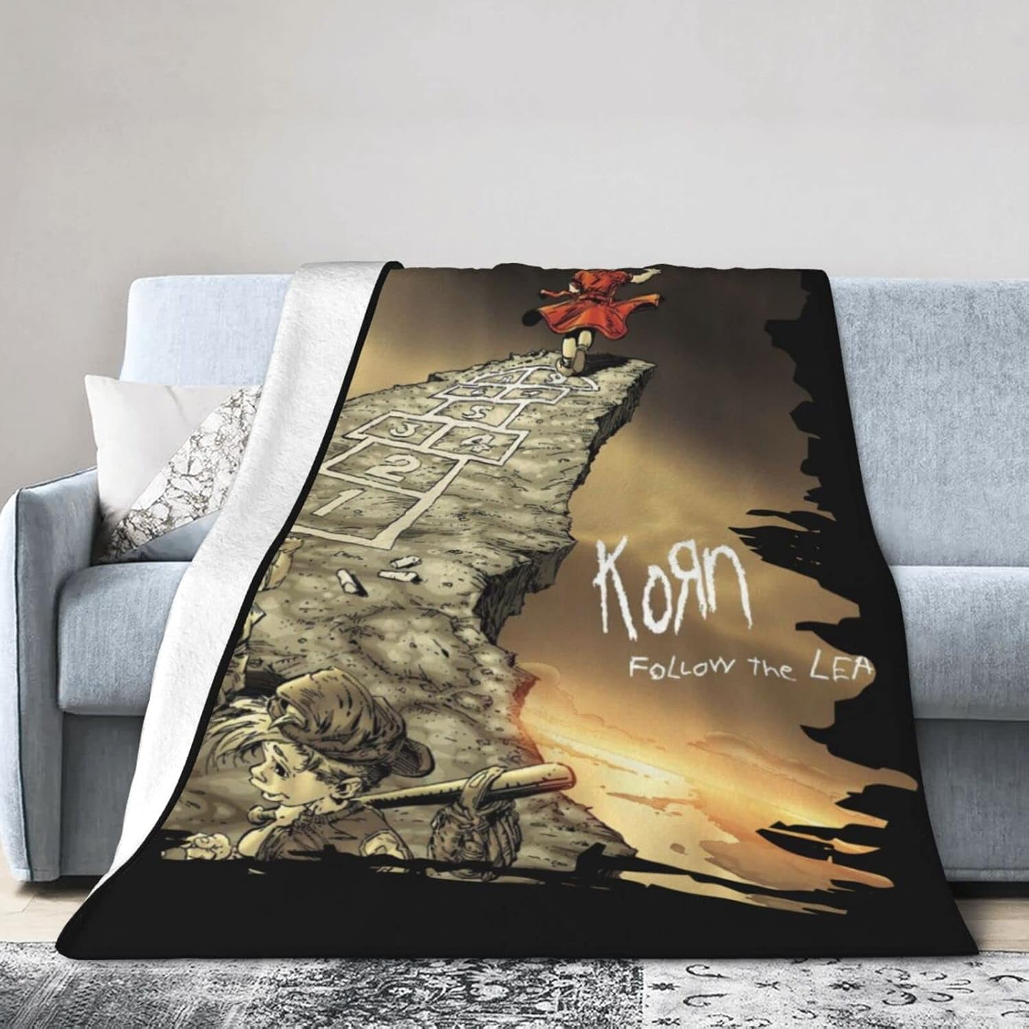 Click here for Zhitrades Throw Blanket Korn Fleece Blanket Flanne... prices