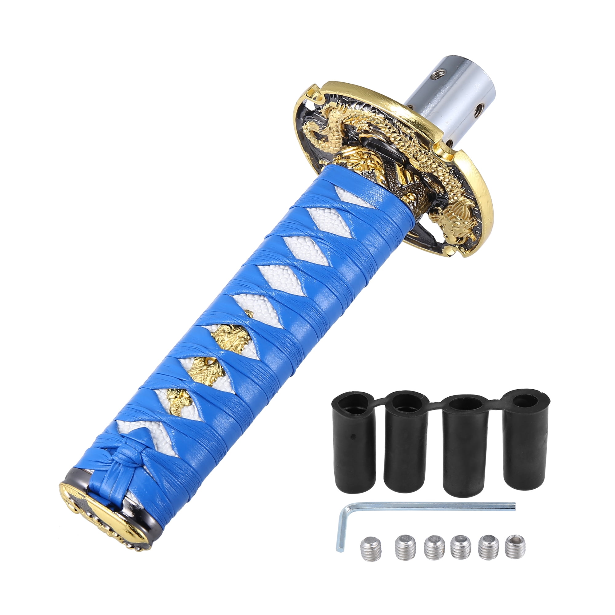 15cm Samurai Sword Style Gear Shifter Lever Shift Knob Classic Braided ...