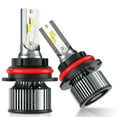 Fit Ford Mustang 1994-2004 LED Headlight Kit 9007 HB5 6500K White Hi/Lo ...