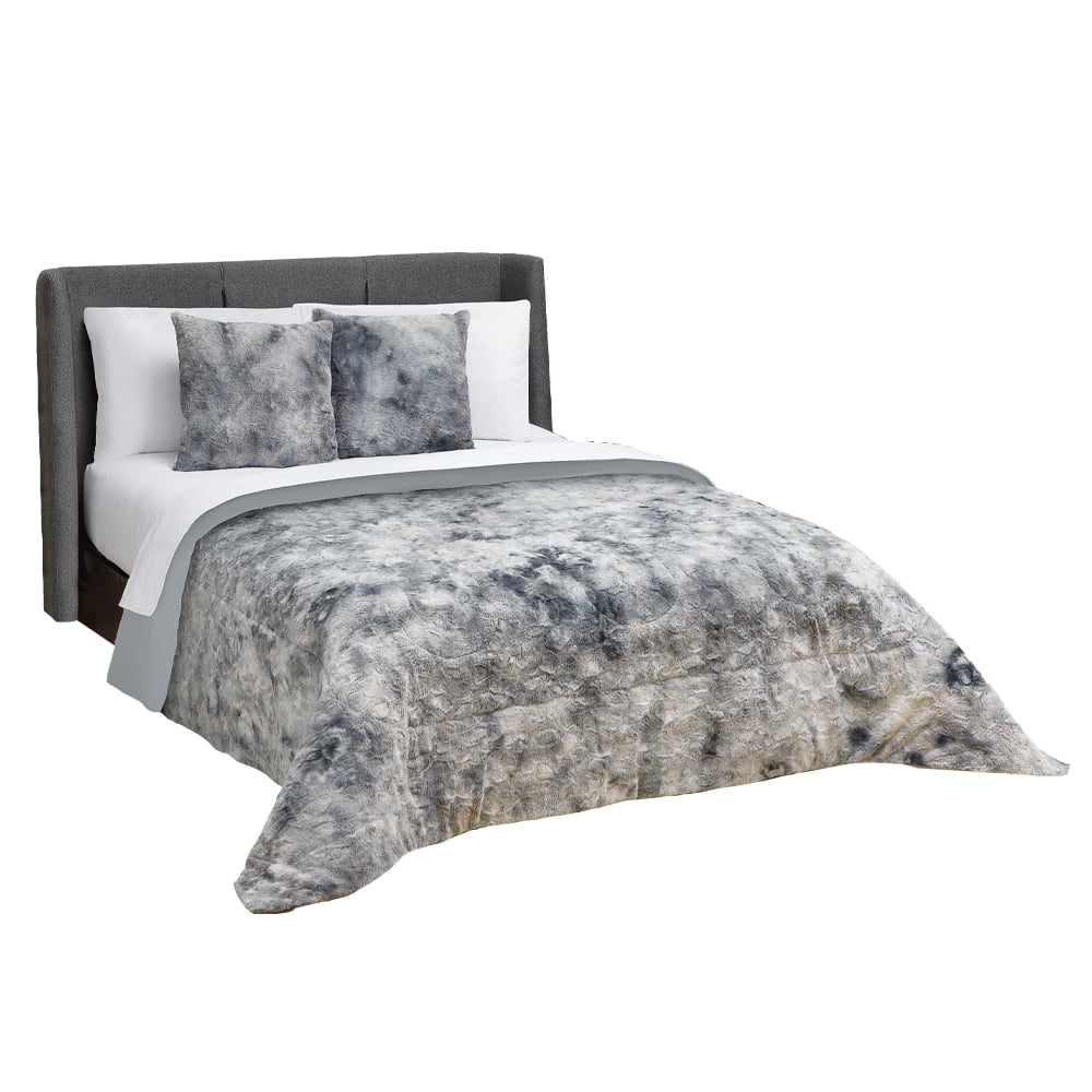 Edredon Mink King Size Elefantito Gris Bison Térmico | Bodega Aurrera ...