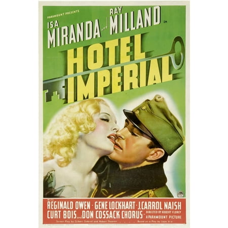 Hotel Imperial From Left: Isa Miranda Ray Milland 1939. Movie Poster ...