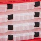 Plano Portable Rack System Organizer w/ 4 Utility Storage Box Drawers ...