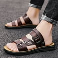 Comfortable Ancient Greek Leather Fisherman Sandals For Men Cushioned ...