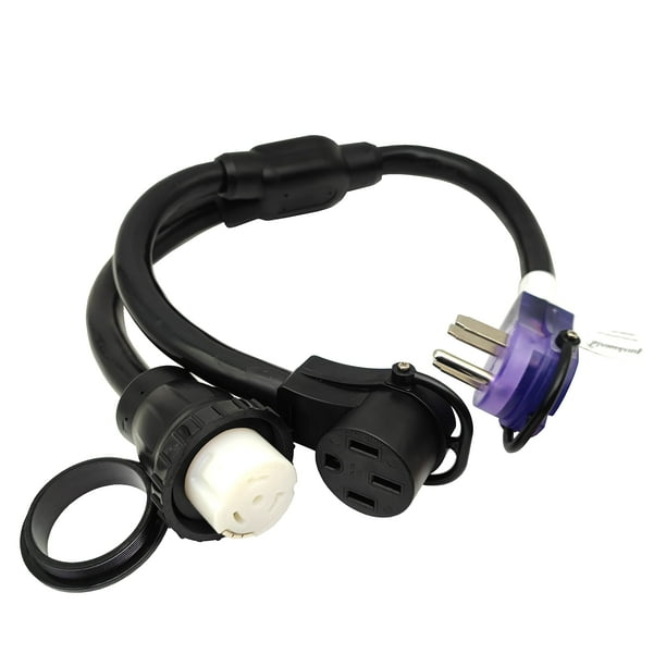 Parkworld 63821 RV 50 AMP Splitter Adapter NEMA 14-50P to SS2-50R for ...