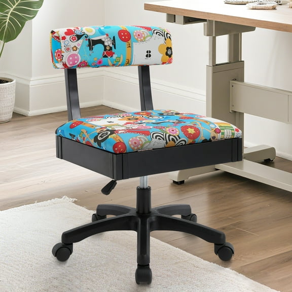 Arrow Adjustable Height Hydraulic Hobby Chair, Sewing/Craft Storage ...