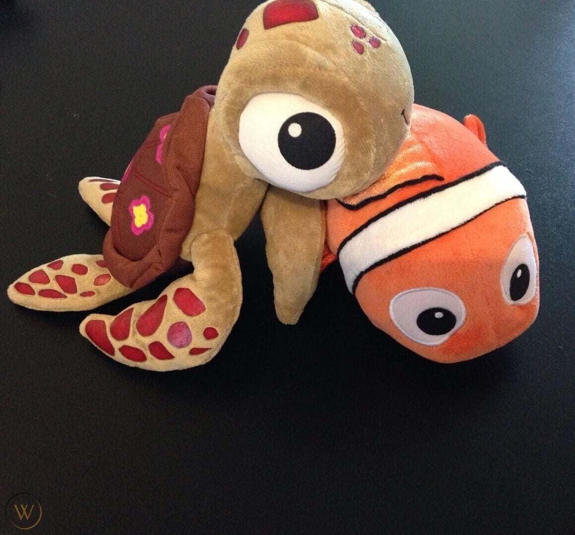 Squirt Turtle 6" & Nemo Plush SET Soft Stuffed Animal Rare Authentic ...