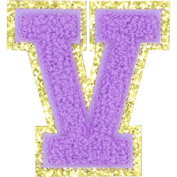 English Letter V Iron On Repair Patches Alphabet Sewing Appliques ...