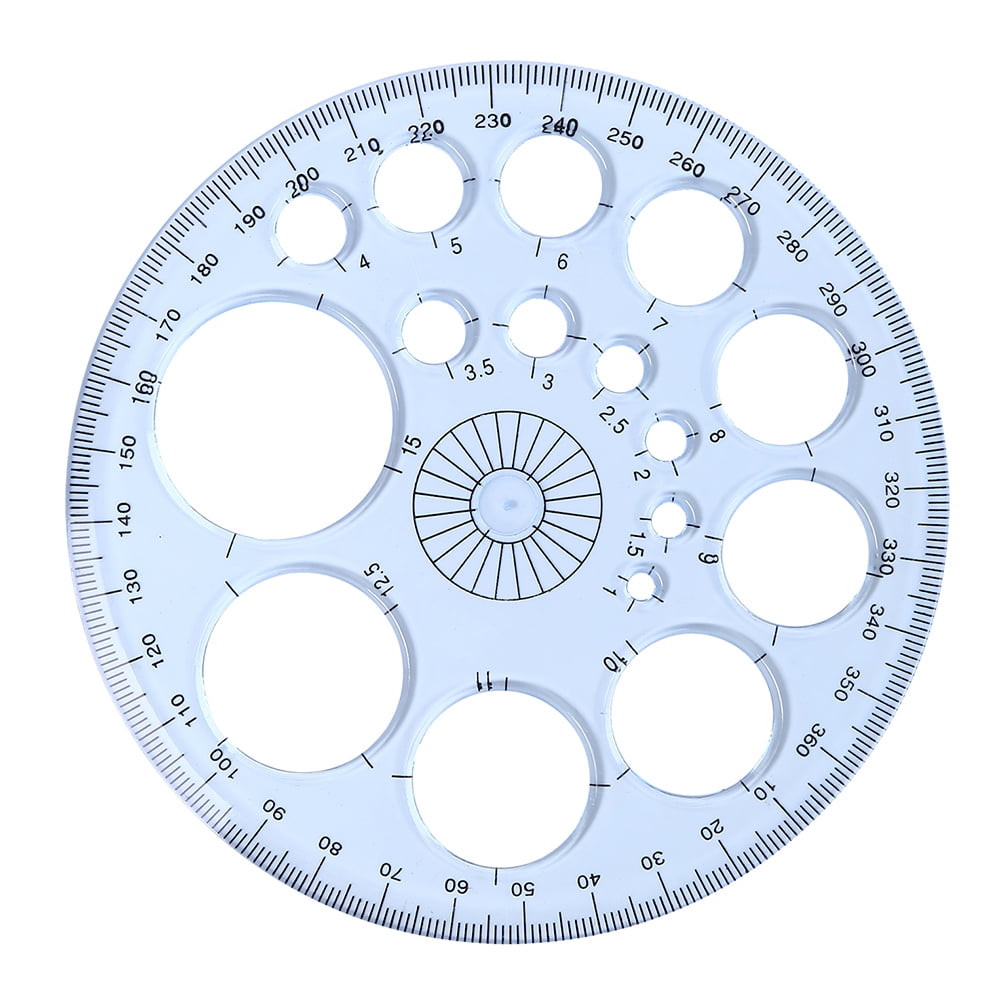 Full Circle Protractor Template