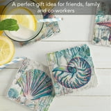 Thirstystone Jewels of the Sea Coasters, Absorbent Stone, Rustic ...