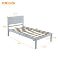 Platform Bed Frame with Headboard, SEGMART Twin Size Bed Frame for ...
