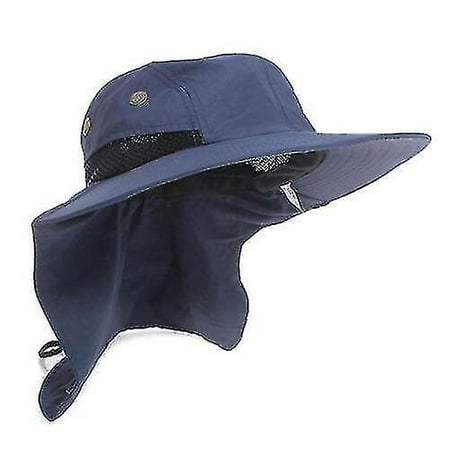 Outdoor Sun Hat Neck Flap Boonie Hat Fishing Hiking Safari Sun Brim ...