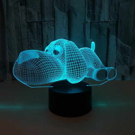 TOOAD 3D Optical Illusion Lamp LED Night Light, Optical Illusions Night ...