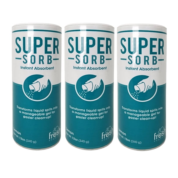 Super Sorb Instant Absorbent Clean Up Vomit 12 oz [Set of 3] - Walmart.com