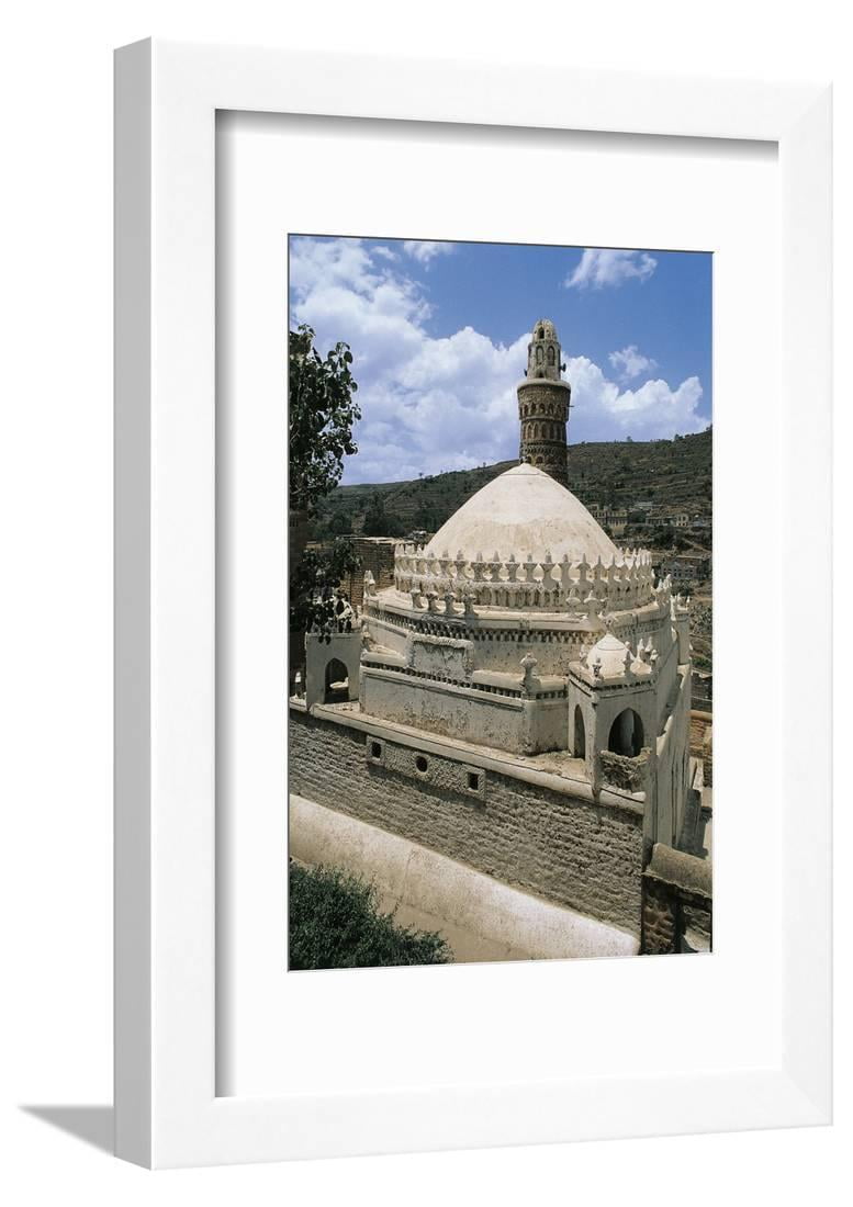 Queen Arwa Mosque, 11th Century, Jibla, Ibb Governorate, Yemen Framed ...