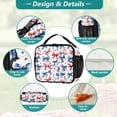 ALAZA Bows with Stars Insulated Lunch Box Lunch Bag Cooler Tote with ...