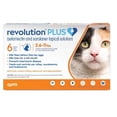 Revolution Plus Topical Solution for Cats 5.6-11 lbs, (Orange Box ...