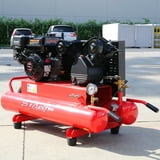 Stark USA 10 Gallon Gas Air Compressor, 6.5HP 10 Gallon Twin Tank Air ...