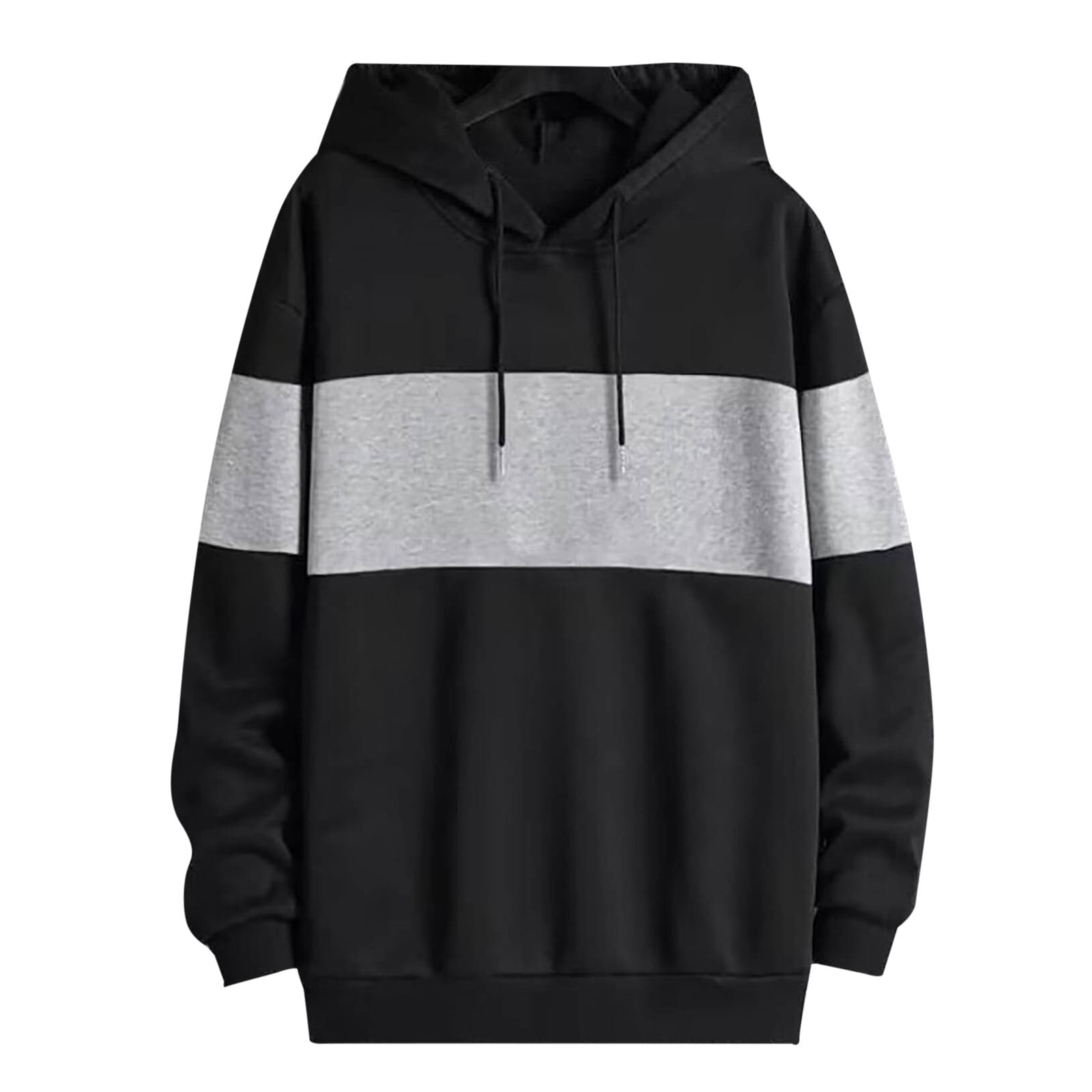 Click here for Ediodpoh Patchwork Color Hoodie Hoodie Long Sleeve... prices