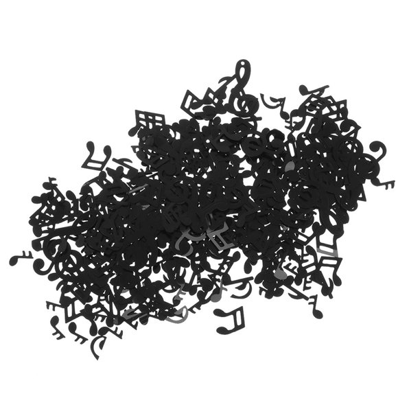 75G Black Musical Note Shape Table Confetti Creative Confetti Paillette ...