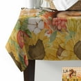 Fall Squirrel Sunflower Rectangle Tablecloths 54x120,Rustic ...