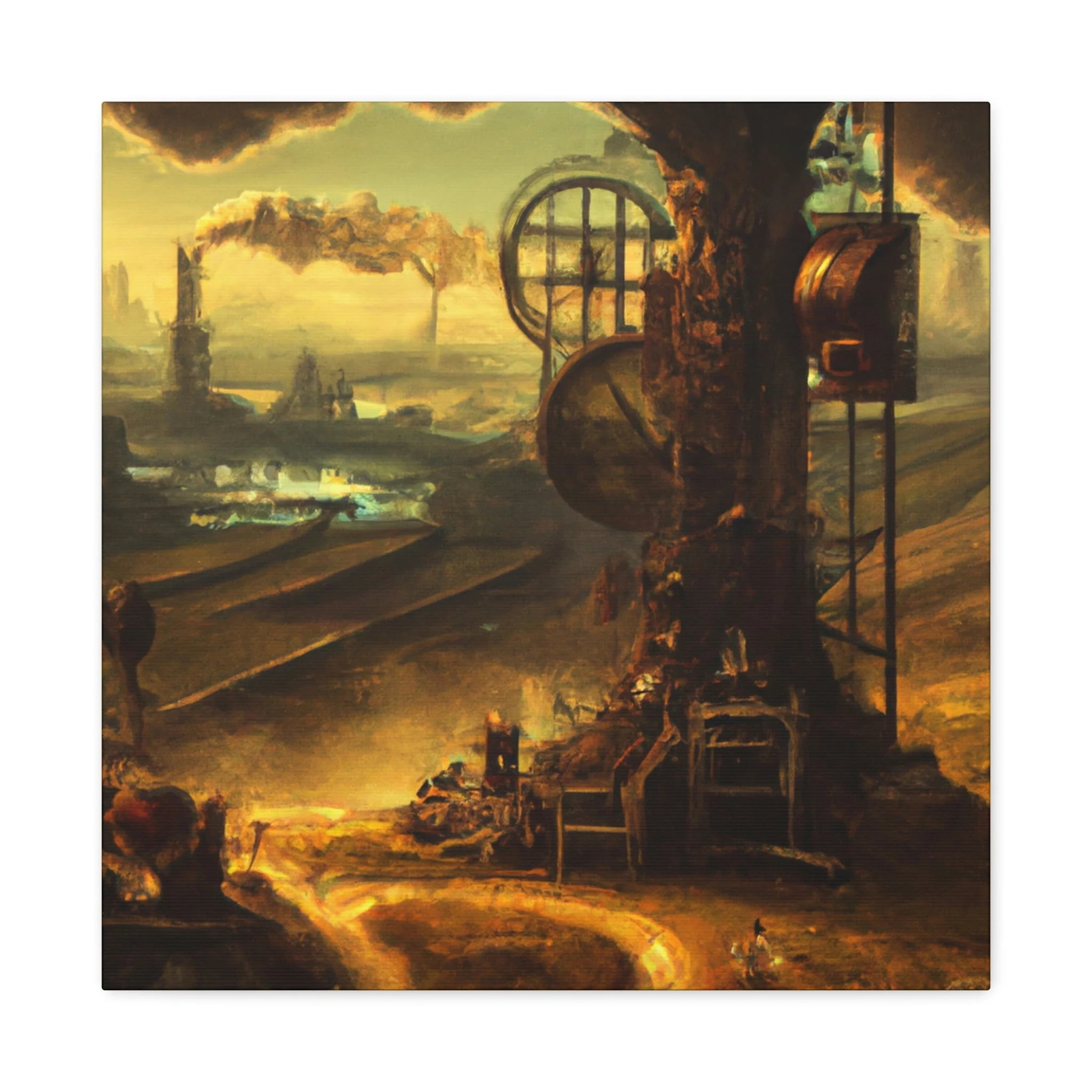 Steam Countryside Splendor - Canvas - Walmart.com