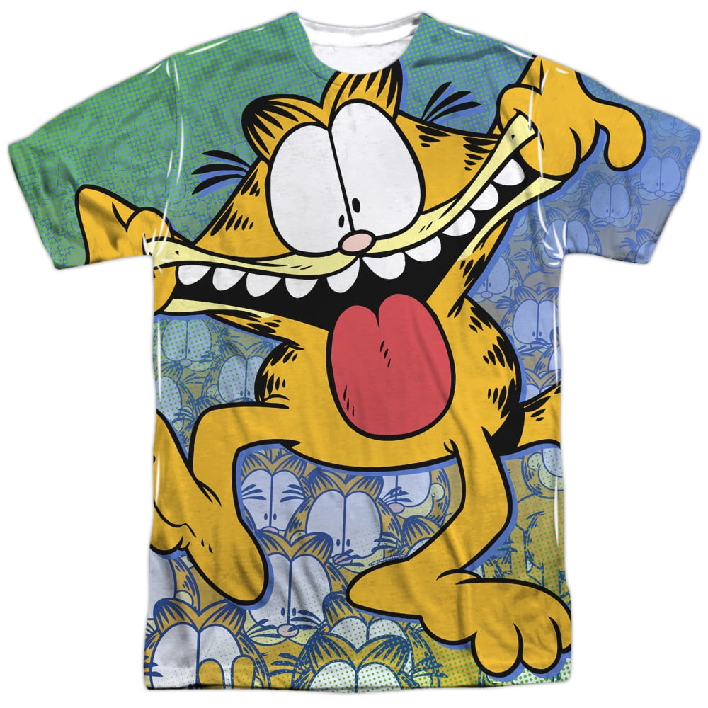 Garfield - Goofy Face - Short Sleeve Shirt - Small - Walmart.com