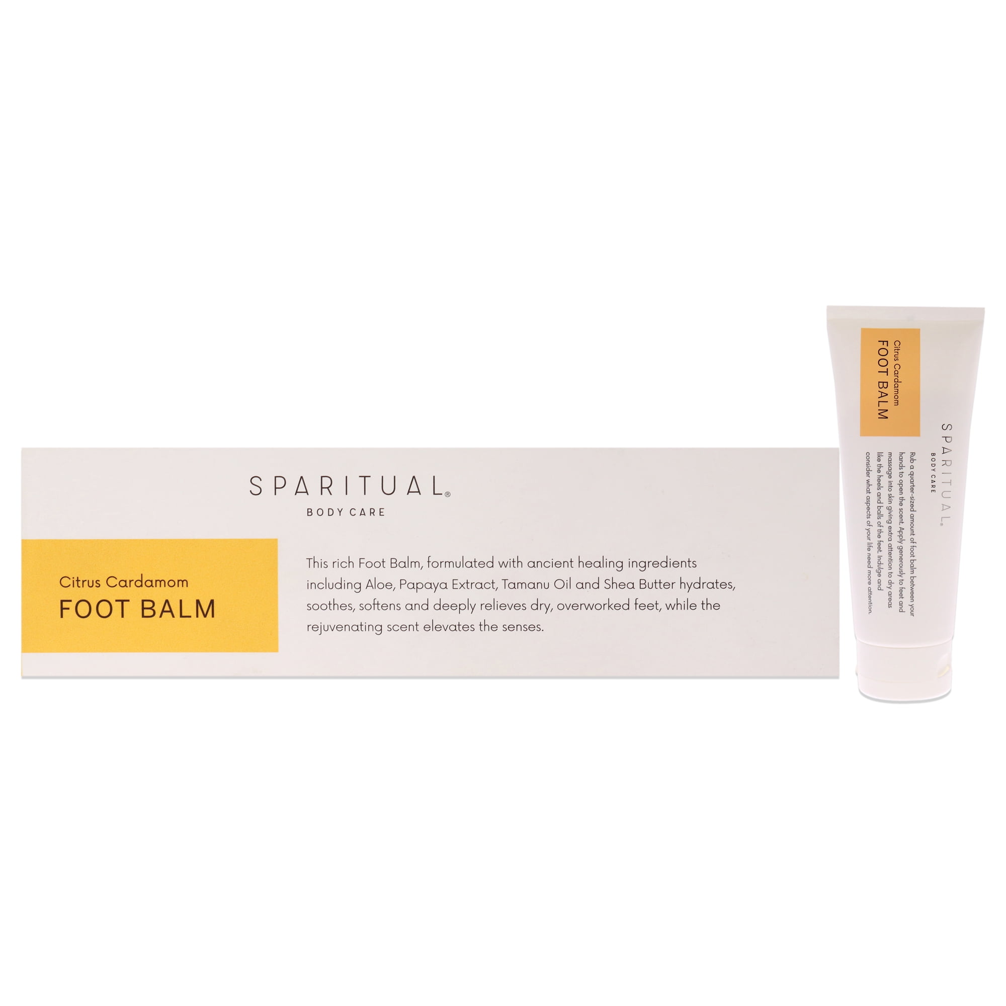 SpaRitual Slow Beauty Foot Balm - Citrus Cardamom 3.4 oz Balm - Walmart.com