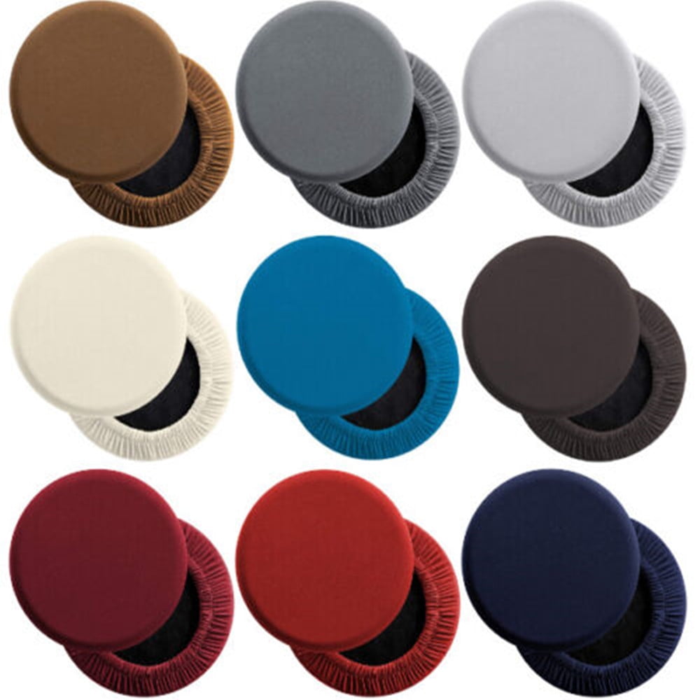 Bar Stool Covers Round, 2 Pcs High Elastic Circle Stool Cover, Soft ...