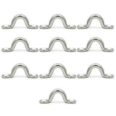 Pmsanzay 2 Pack M8 Heavy-Duty Full Stainless Steel Eye Bolt Eyelet ...