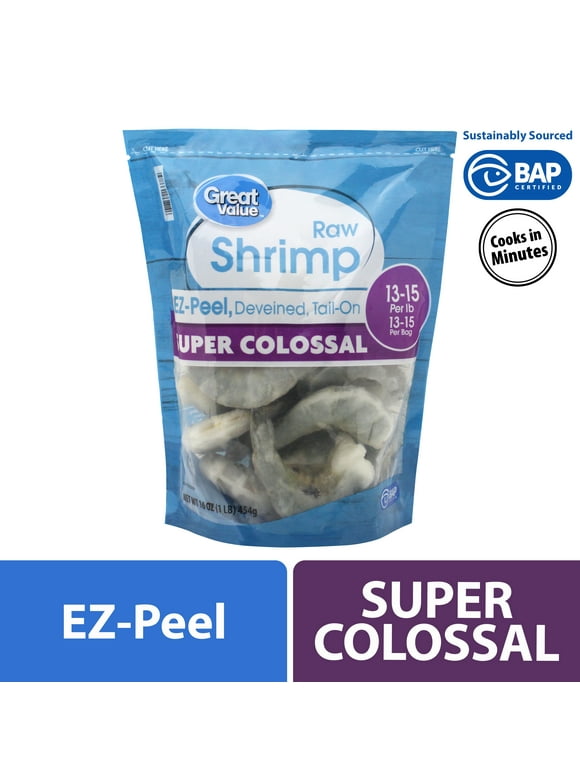 Raw Shrimp in Seafood Meal Options - Walmart.com