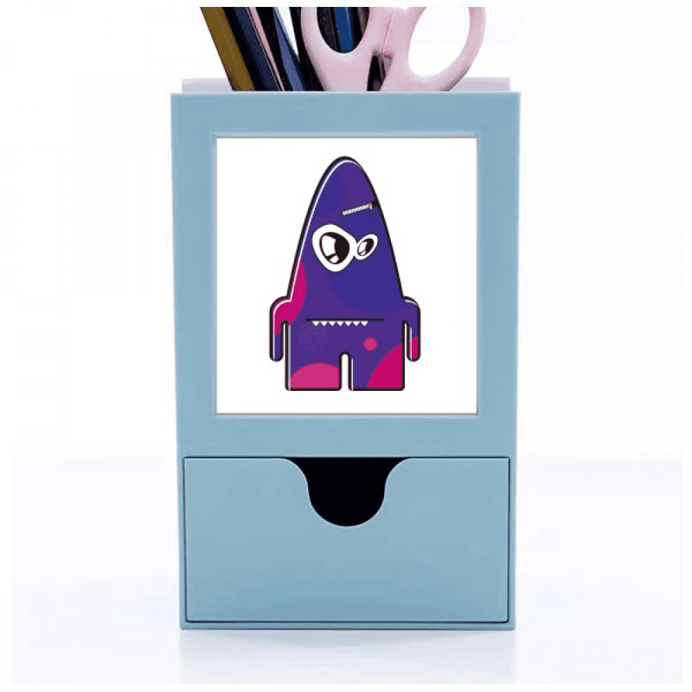 Universe Alien Purple Monster Desk Supplies Organizer Pen Holder Card ...