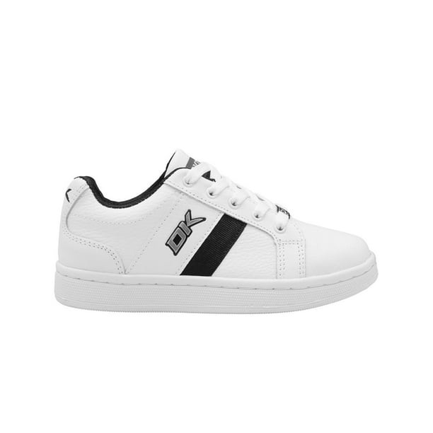 Tenis Para Niño DKDA® Piel Blanco Negro Color Blanco Negro blanco 19 ...