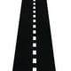 Racetrack Floor Ground Table Runner - Black Race Track Running Mat ...
