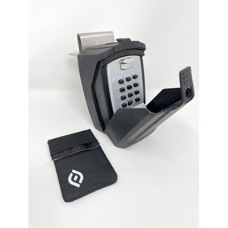 FnJ Window & Wall Mount Lockbox Keysafe for Keys FOB with Protective ...