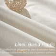 Birch 40"W x 102"L (Pack of 2) Linen Texture Blackout Curtains for ...