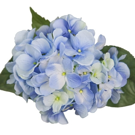 Mainstays Large Single Hydrangea Long Stem, Solid, Blue, 26" - Walmart ...