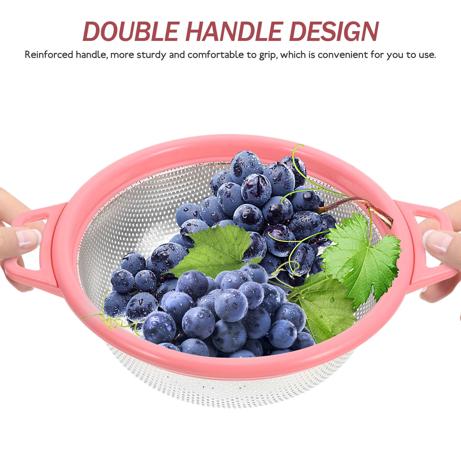 Click here for Minkissy Stainless Steel Rice Sieve For Washing Ve... prices