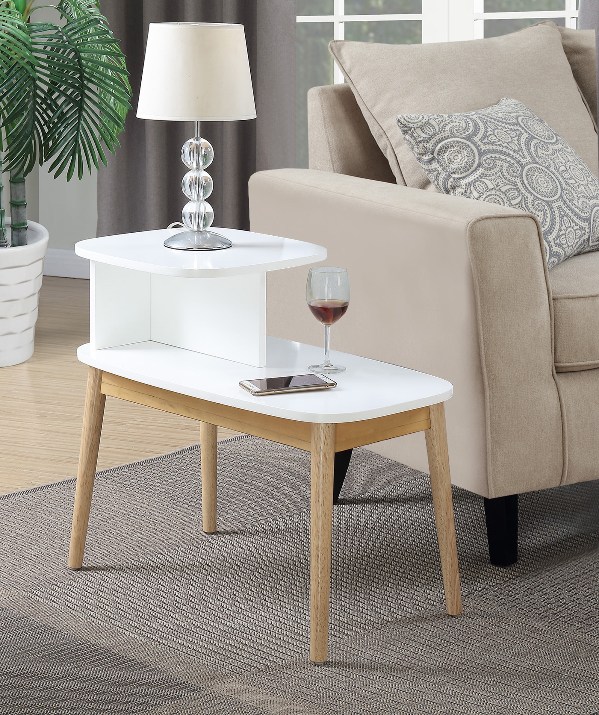 Convenience Concepts Maxwell Mid Century End Table - Walmart.com