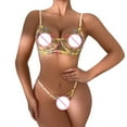 Itnhfp Stillwise Bra Women Casual Lace Floral Embroidery Underwear Tie Dyed Mesh Bra See Through