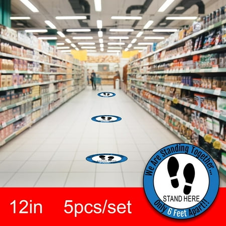 Keep Spacing Sticker Floor Sticker with Safety Distance To Prevent ...