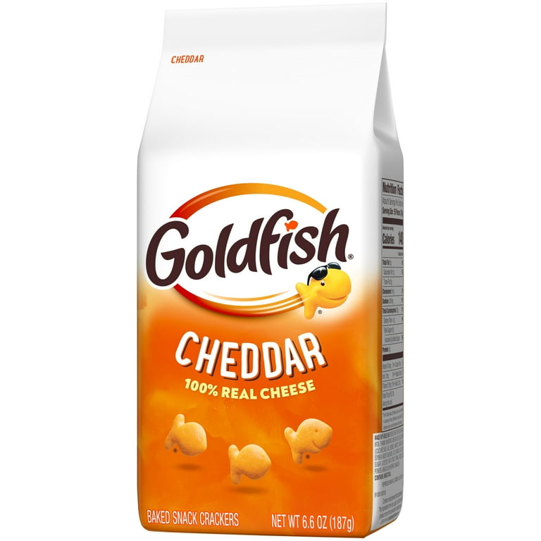 WHEAT Flour Pepperidge Farm Goldfish Cheddar Cheese Baked Snack ...