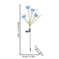 Anvora 15.7 Inch Solar Powered Lily Flower Garden Stake Light, Solar ...
