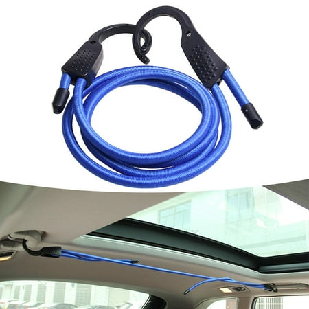 Rubber Elastic Strap Tie Down Straps Car Clothesline Hook Adjustable ...
