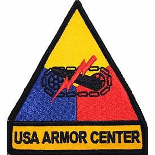U.S. ARMY USA ARMOR CENTER Full Size Shoulder PATCH - Color - Veteran ...