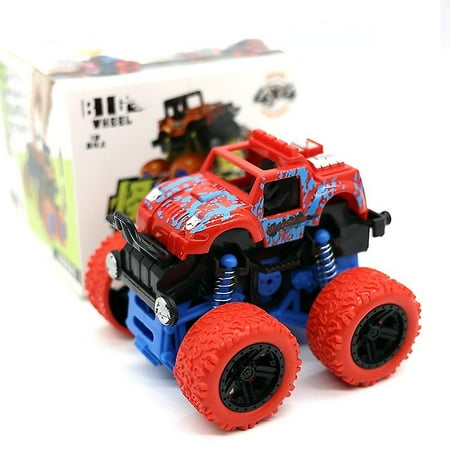 Big Wheel Monster Truck 360 Degree Flipping Car Inertia Friction Power ...