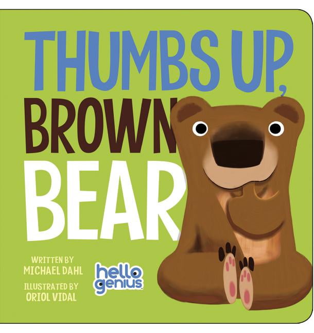 Thumbs Up Brown Bear (Board Book) - Walmart.com